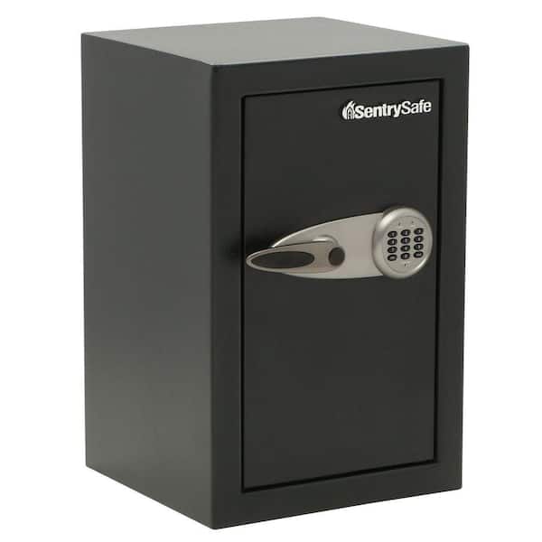 SentrySafe 2.28 cu. ft. Steel Security Safe with Electronic Lock, Black ...