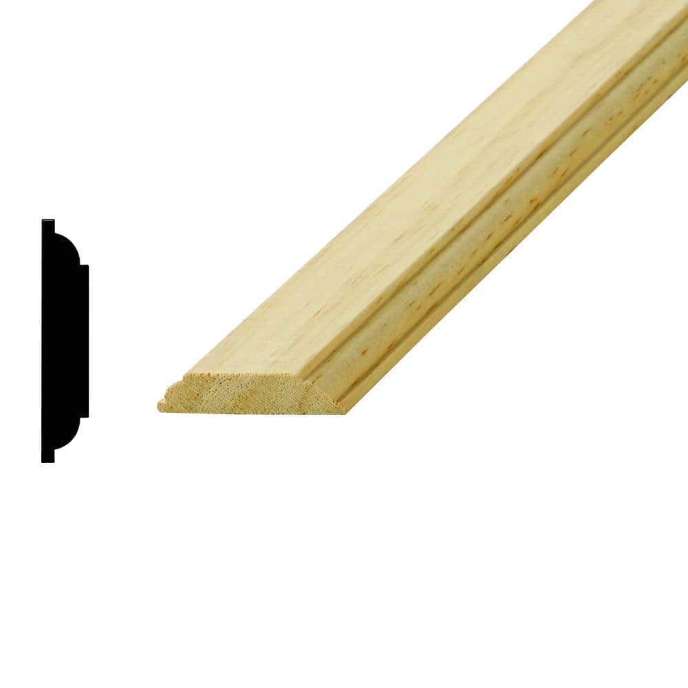 American Wood Moulding WM 978 3/8 in. x 1-3/4 in. Pine Mullion Moulding ...