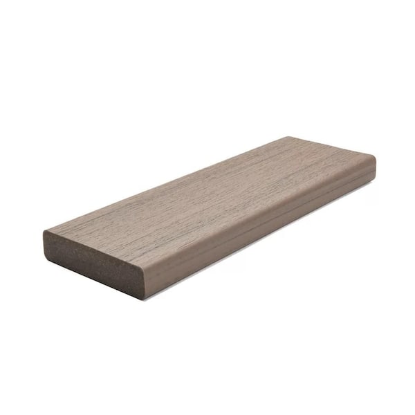 Trex Select 1 in. x 6 in. x 1 ft. Millstone Composite Deck Board Sample ...