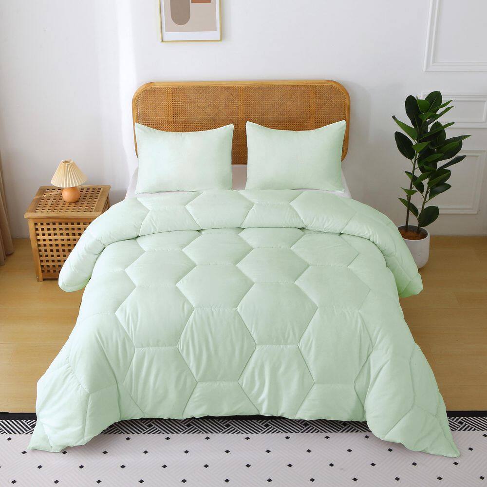 St. James Home Better Style Home 3-Piece Dewkist Microfiber Honeycomb ...