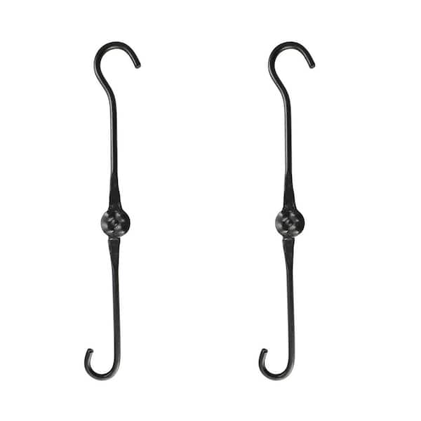 ACHLA DESIGNS Set of 2 Iron Double Ended Extender Hook Hangers 15 in ...