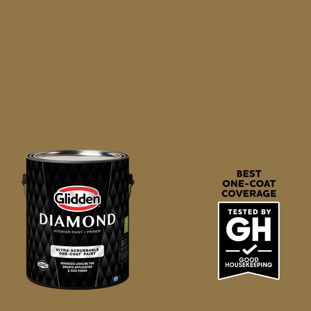 Glidden Diamond 1 gal. PPG1103-6 Wool Tweed Ultra-Flat Interior Paint ...