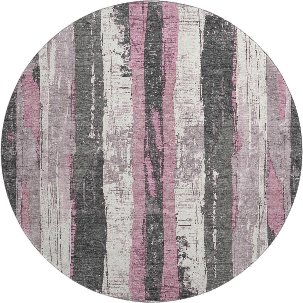 Addison Rugs Mayfield Premium Machine Washable Abstract AMF1872 Blush 8 ...