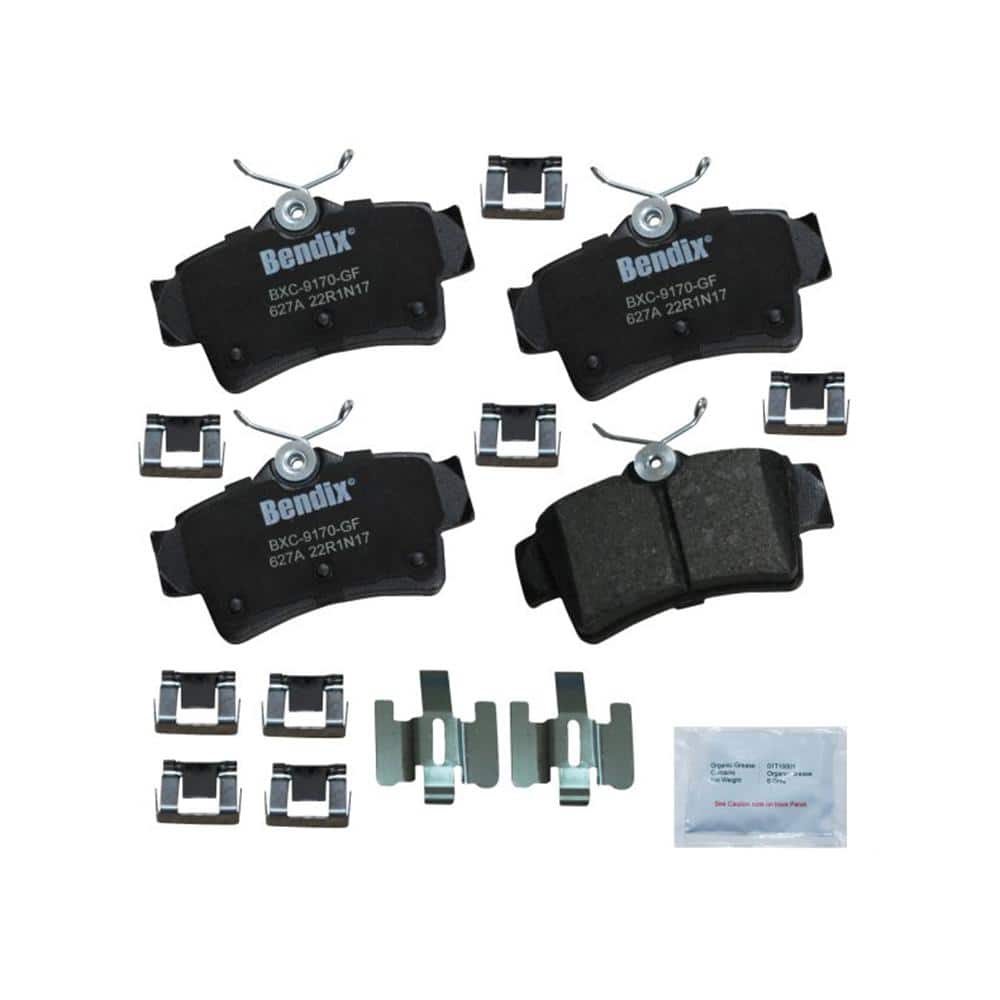 Bendix Premium Copper Free Ceramic BPR Disc Brake Pad - Rear CFC627A ...