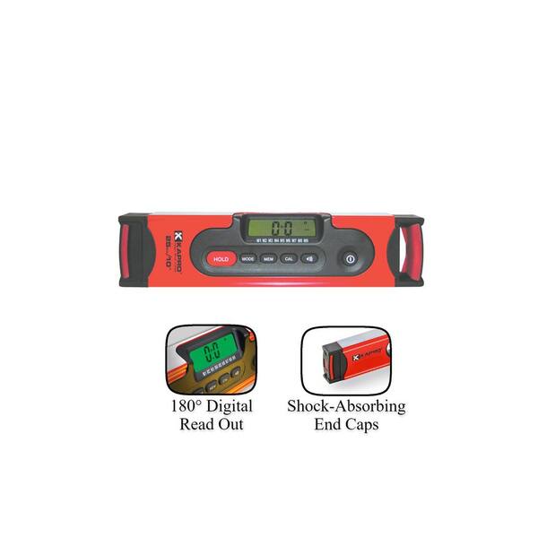 Kapro 10 in. Digiman Digital Level 985D-10 - The Home Depot