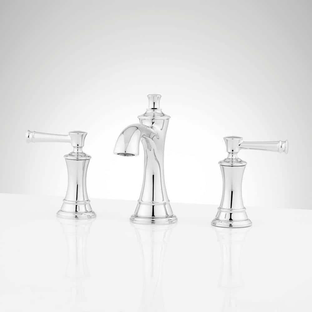 SIGNATURE HARDWARE Beasley 8 in. Widespread Double Handle Bathroom ...