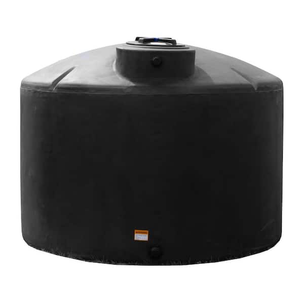 Chem-Tainer Industries 1200 Gal. Black Vertical Water Storage Tank ...