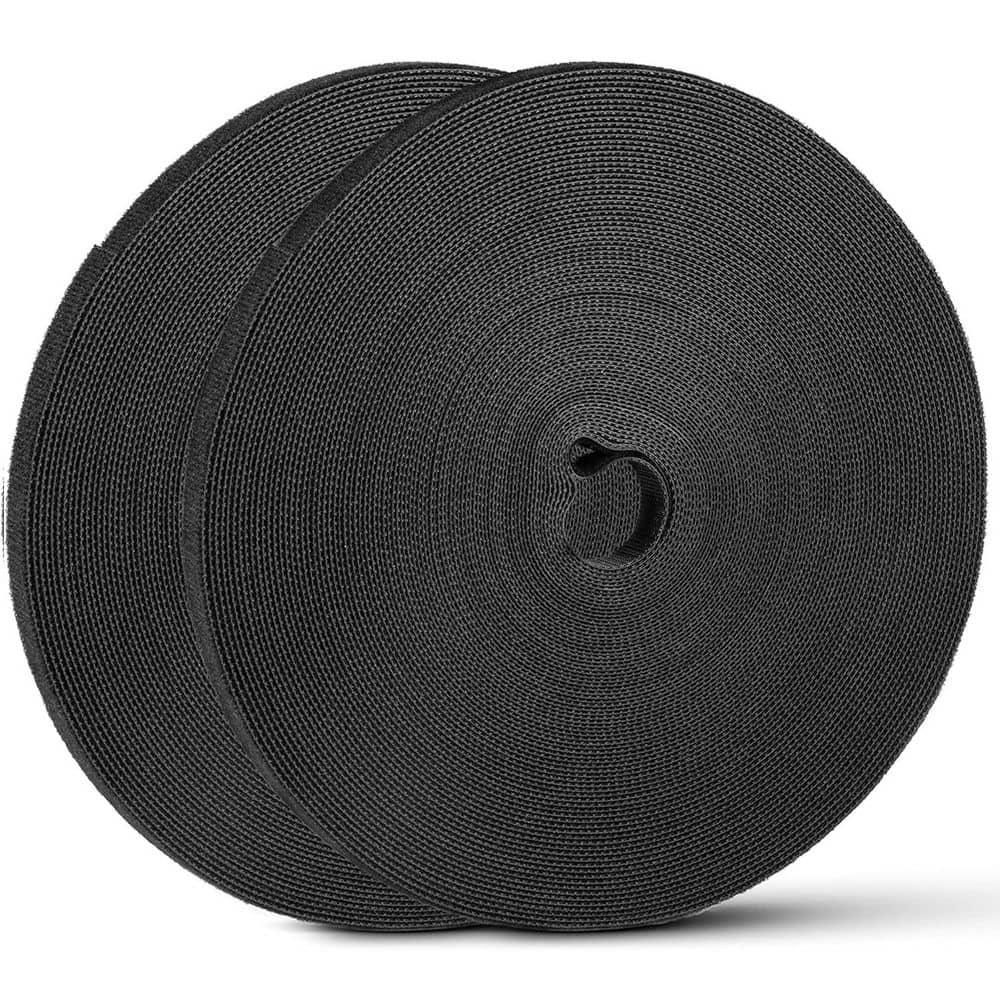 Lukyamzn 54 yds. x 1/2 in. Reusable Cable Ties Adjustable Cord Straps ...