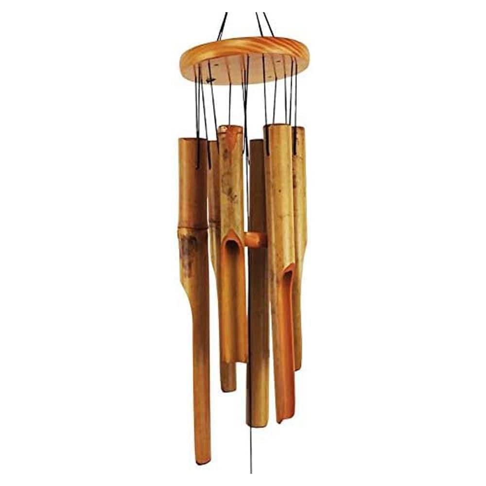 Phewnyzo Outdoor Bamboo Wind Chimes with Deep Tone for Garden, Patio ...