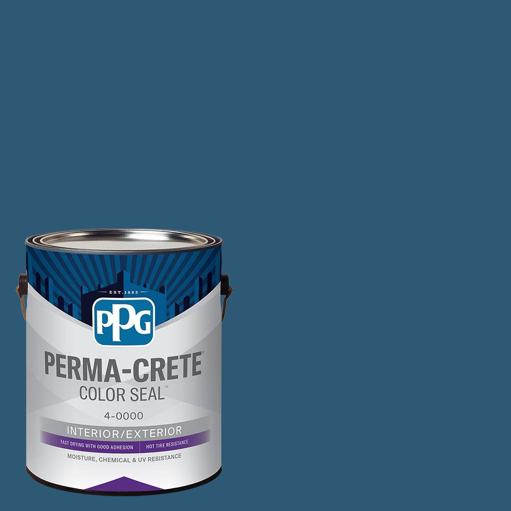 Perma-Crete Color Seal 1 gal. PPG1156-6 Mountain Lake Satin Interior ...