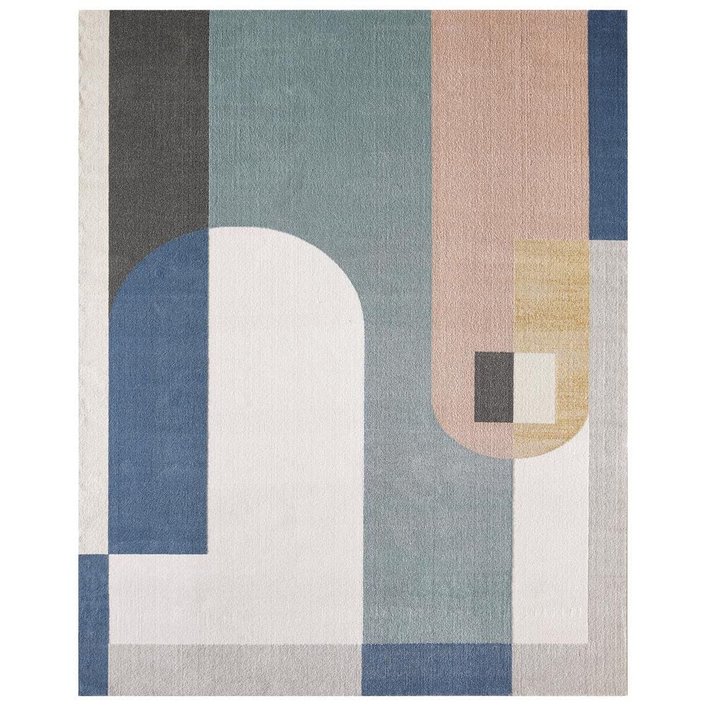Brookside Maisie Multi Color Block 2 ft. x 3 ft. Geometric Area Rug ...