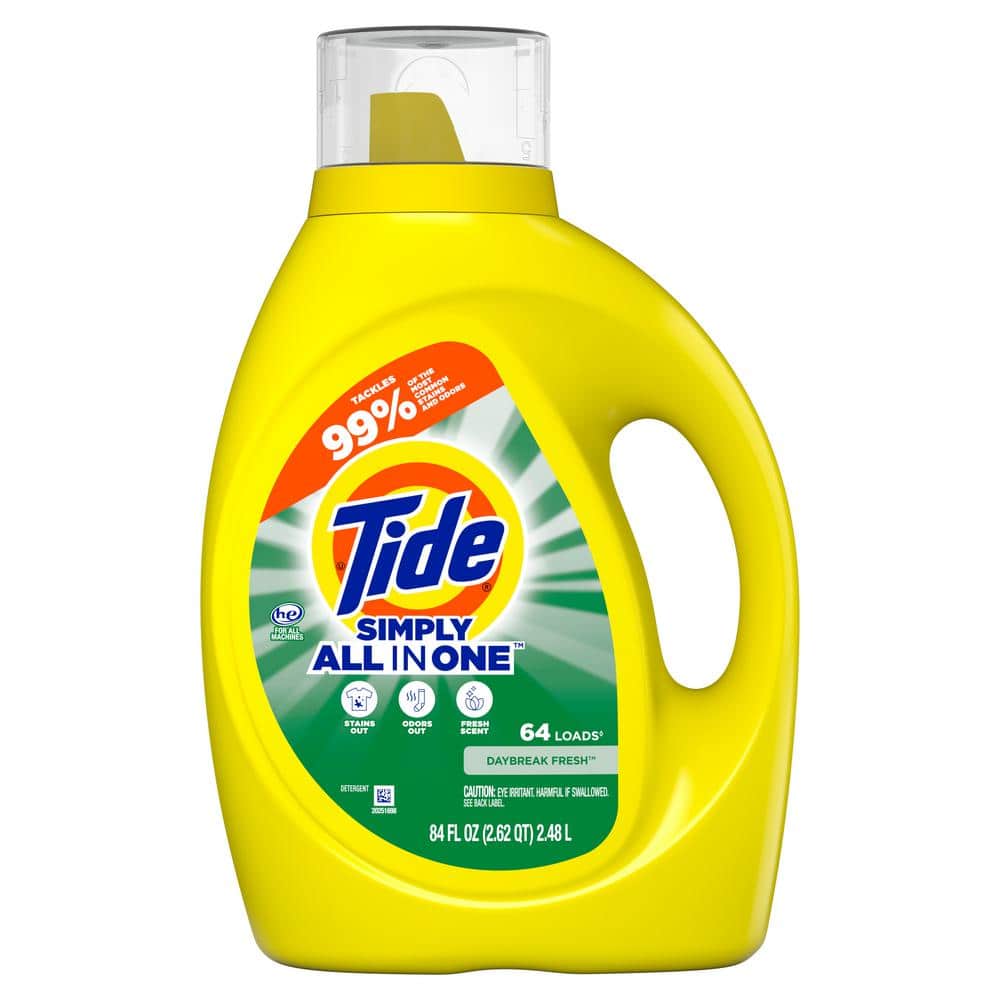 Tide Simply All in One Daybreak Fresh Scent Liquid Laundry Detergent ...