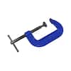 Grip on Tools 4 in. Blue C-Clamp 31042 - The Home Depot