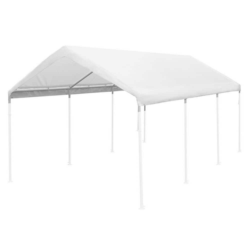King Canopy 12 ft. W x 20 ft. D White Drawstring Cover TDS12206 - The ...