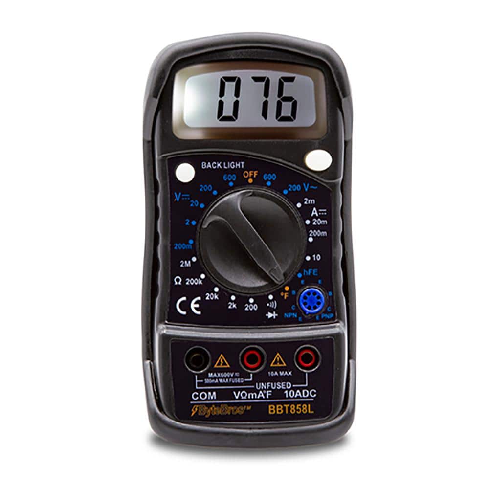 TRIPLETT Pocket Digital Multi-Meter BBT858L - The Home Depot