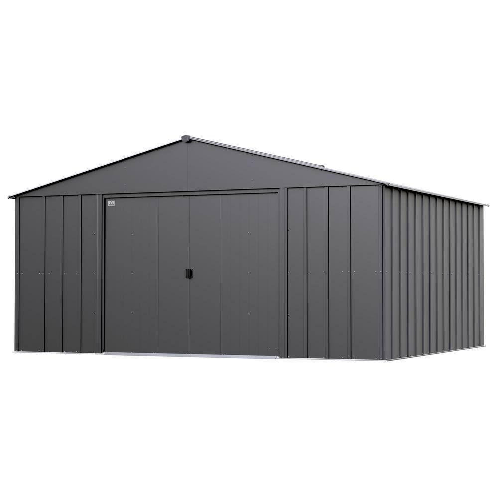 Arrow Classic Storage Shed 12 ft. W x 14 ft. D x 7 ft. H Metal Shed 168 ...