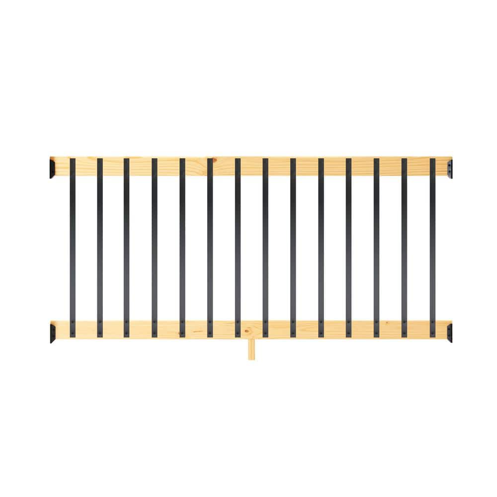 Reviews for ProWood 6 ft. Southern Yellow Pine Rail Kit with Aluminum ...