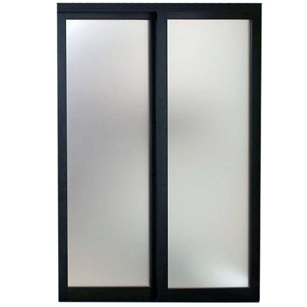 Contractors Wardrobe 60 in. x 81 in. Eclipse 1-Lite Bronze Aluminum ...