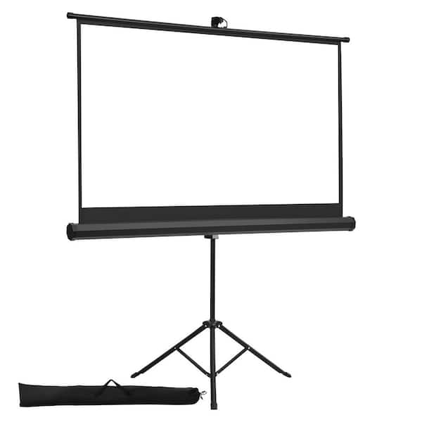 Lukyamzn 60 in. Portable Projector Screen with Stand, 16:9 Ratio, 4K HD ...