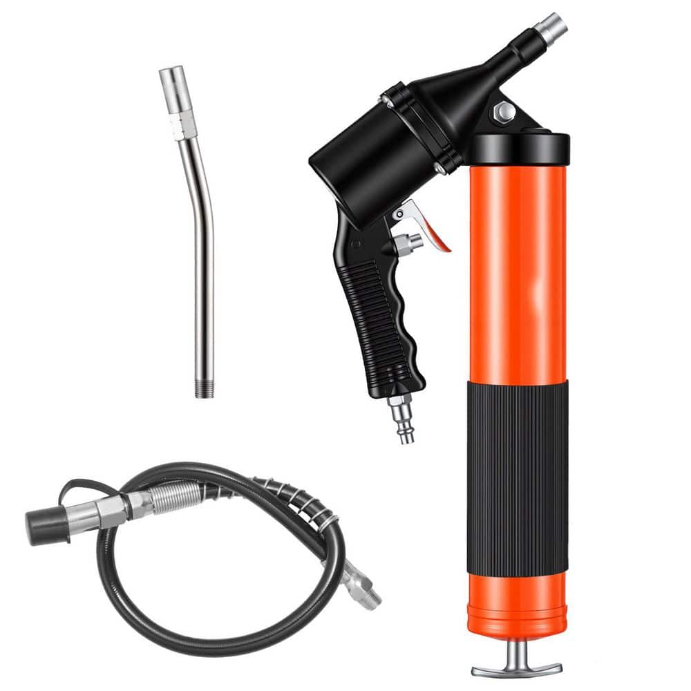 SKYSHALO 6000 PSI Grease Gun, Heavy Duty Continuous Cycle, 14 oz ...