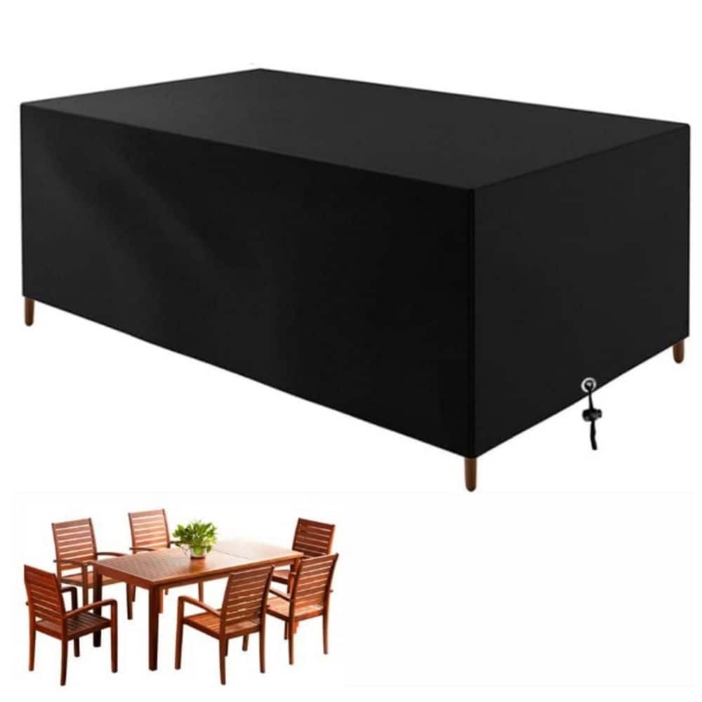 OVCRNIBI Outdoor Waterproof Heavy Duty Oxford Patio Table Cover, For ...