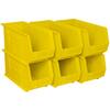 Akro-Mils 30265 Series, 8 1/4 in. W x 18 in. D x 9 in. H, Yellow ...