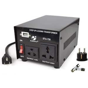 Lukyamzn Voltage Transformer Converter (110V to 220V, 220V to 110V) with 5V USB Output and ...
