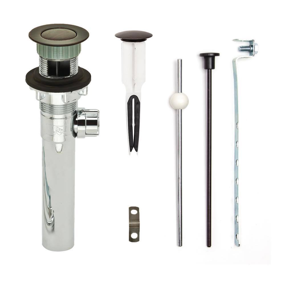 PF WaterWorks EasyPOPUP Pop-Up Drain, Easy Install/Remove Stopper ...