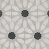 Bedrosians Allora Hexagon 8 in. x 10 in. Matte Fiore Porcelain Floor ...