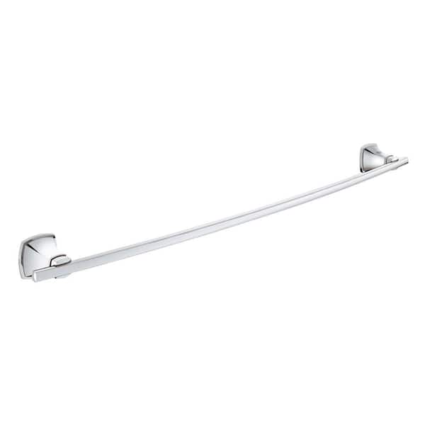 GROHE Grandera 24 in. Towel Bar in StarLight Chrome 40629000 - The Home ...