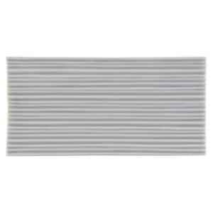 Ivy Hill Tile Delphi Blanco White 4.33 in. x 0.51 in. Polished Glass ...