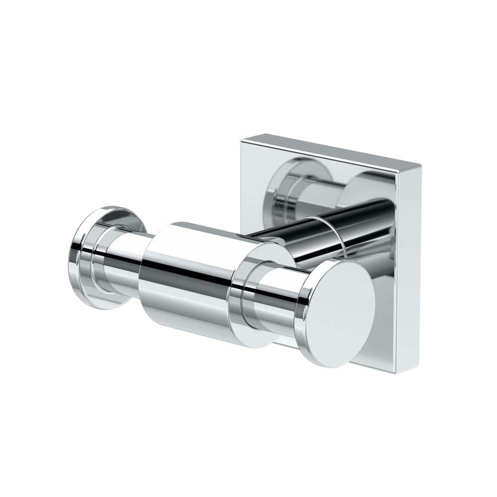 Gatco District II Double Robe Hook in Chrome 5365A - The Home Depot