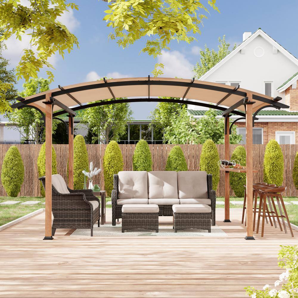 Have a question about JOYSIDE 13 ft. x 8.5 ft. Steel Patio Pergola with ...