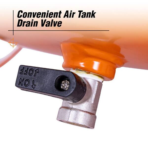 RIDGID 6 Gal. 150 PSI Electric Air Compressor with 25 ft. Hose, 18GA ...