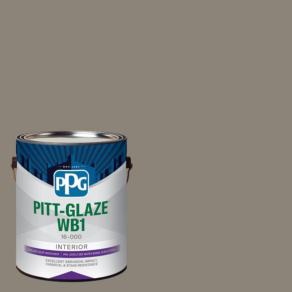 Pitt-Glaze 1 gal. PPG0999-5 Sweater Weather Semi-Gloss Interior Paint ...