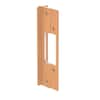 Prime-Line Gold Anodized Latch Bolt Guard Plate U 9482 - The Home Depot