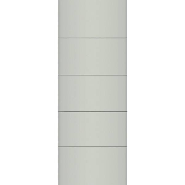 JELD-WEN 30 in. x 80 in. Hollow Core Fog Composite Interior Door Slab ...