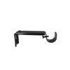 Home Decorators Collection 3/4 in. Decorative Cafe Bracket in Black 03 ...