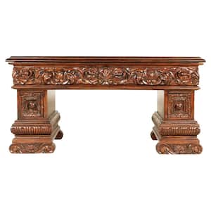 Design Toscano The Lord Raffles Grand Hall 55 in. Brown Standard ...