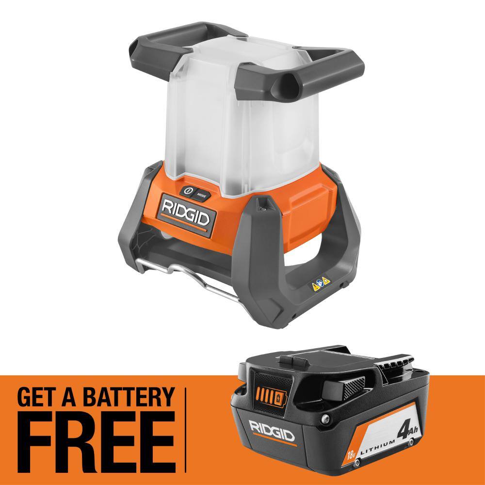 Reviews for RIDGID 18V Cordless 360° Area Light with FREE 4.0 Ah ...