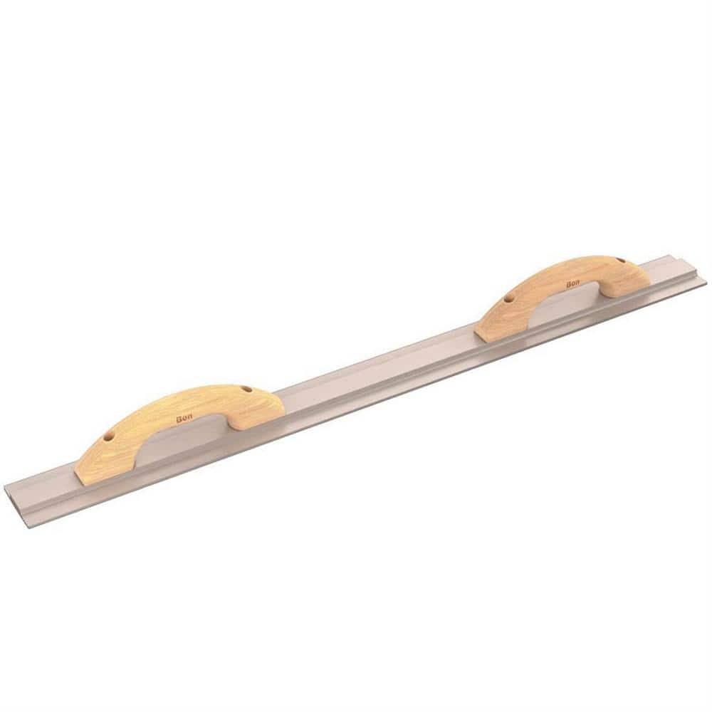 Bon Tool 36 in. Straight Magnesium Darby with Double Wood Handle 12-188 ...