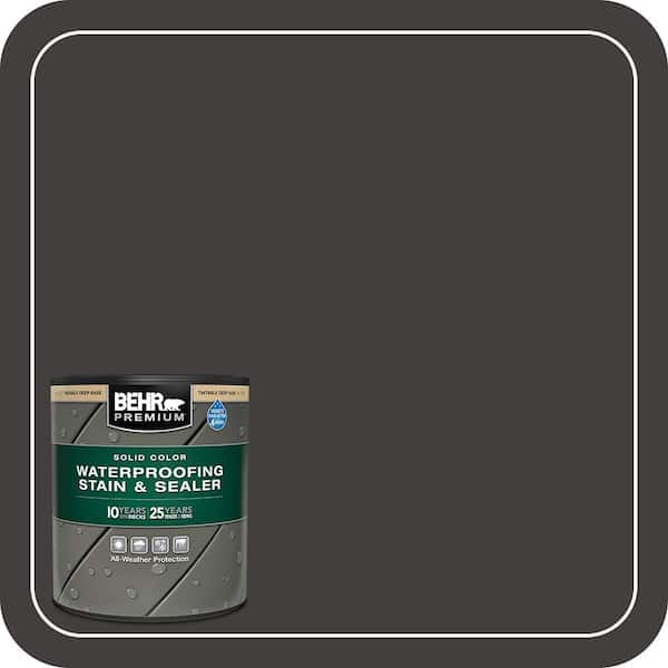 BEHR PREMIUM 1 qt. #MQ1-35 Off Broadway Solid Color Waterproofing ...