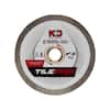 KING DIAMOND 4 in. Diamond Continuous-Rim Circular Saw Blade CTD40S8 ...