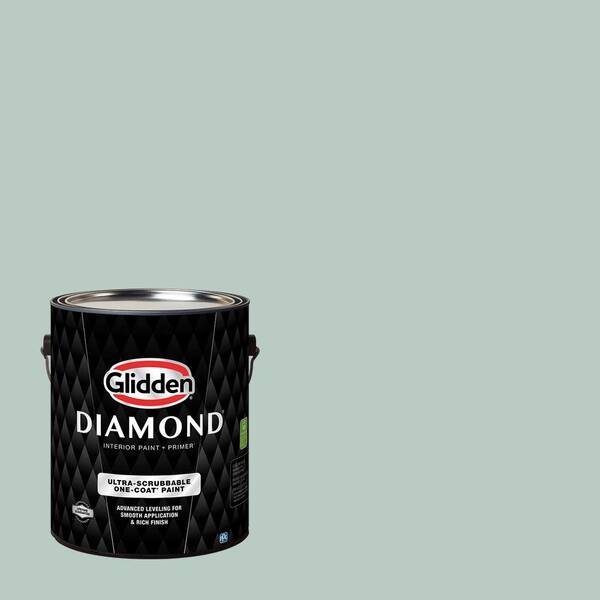 Glidden Diamond 1 gal. PPG1136-4 Blue Shamrock Ultra-Flat Interior ...