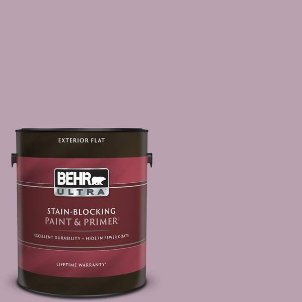 BEHR ULTRA 1 gal. #S110-4 Highland Thistle Flat Exterior Paint & Primer ...