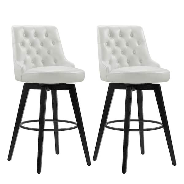 Reviews for Spruce & Spring Haynes 30 in. Stone Gray High Back Metal ...