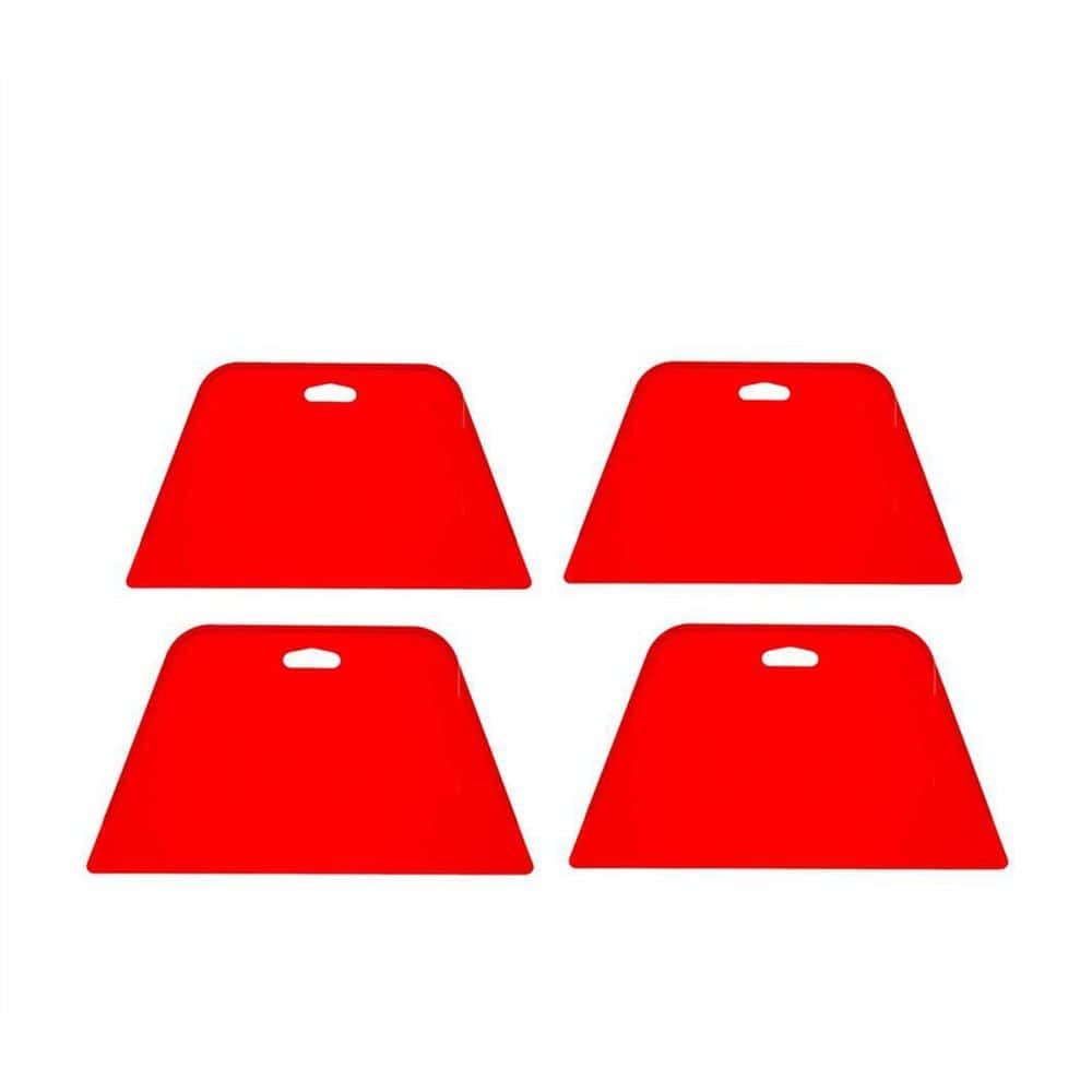 4-Pack Plastic Spreader Scraper Smoothing Tool for Wallpaper, Vinyl ...