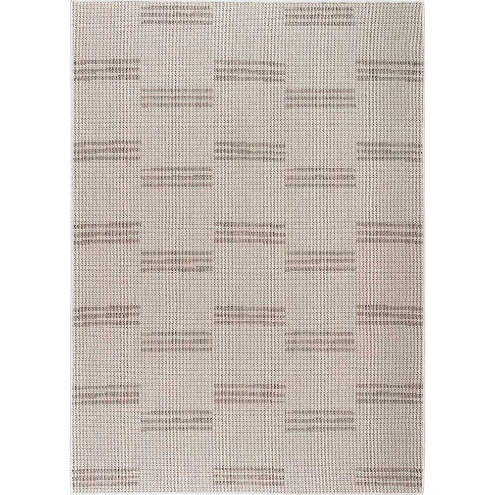 Home Decorators Collection Dash Cream/Anthracite 7 ft. x 9 ft. Water ...