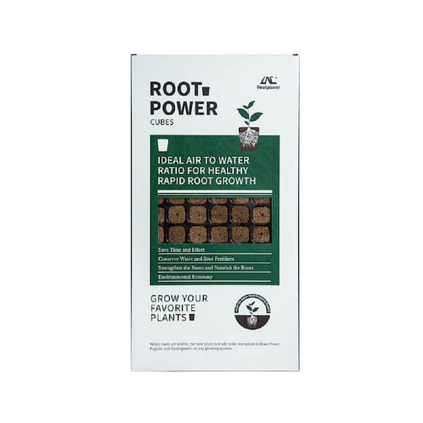 Outdoor Rootpower Coco Coir Seeding Plugs 128 Cells Tray CJ-505 - The ...