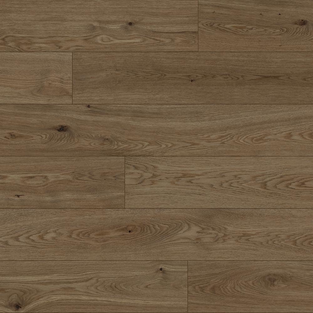 Superoak Take Home Sample-Plain Brown Super Waterproof Hybrid Resilient Flooring PB-SMP - The ...